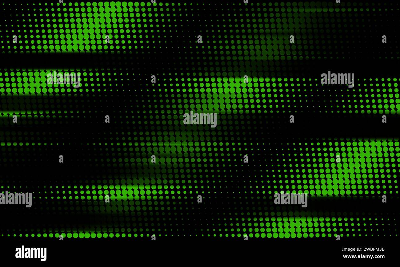 Abstract green black dotted lines geometric background. Vector graphic ...