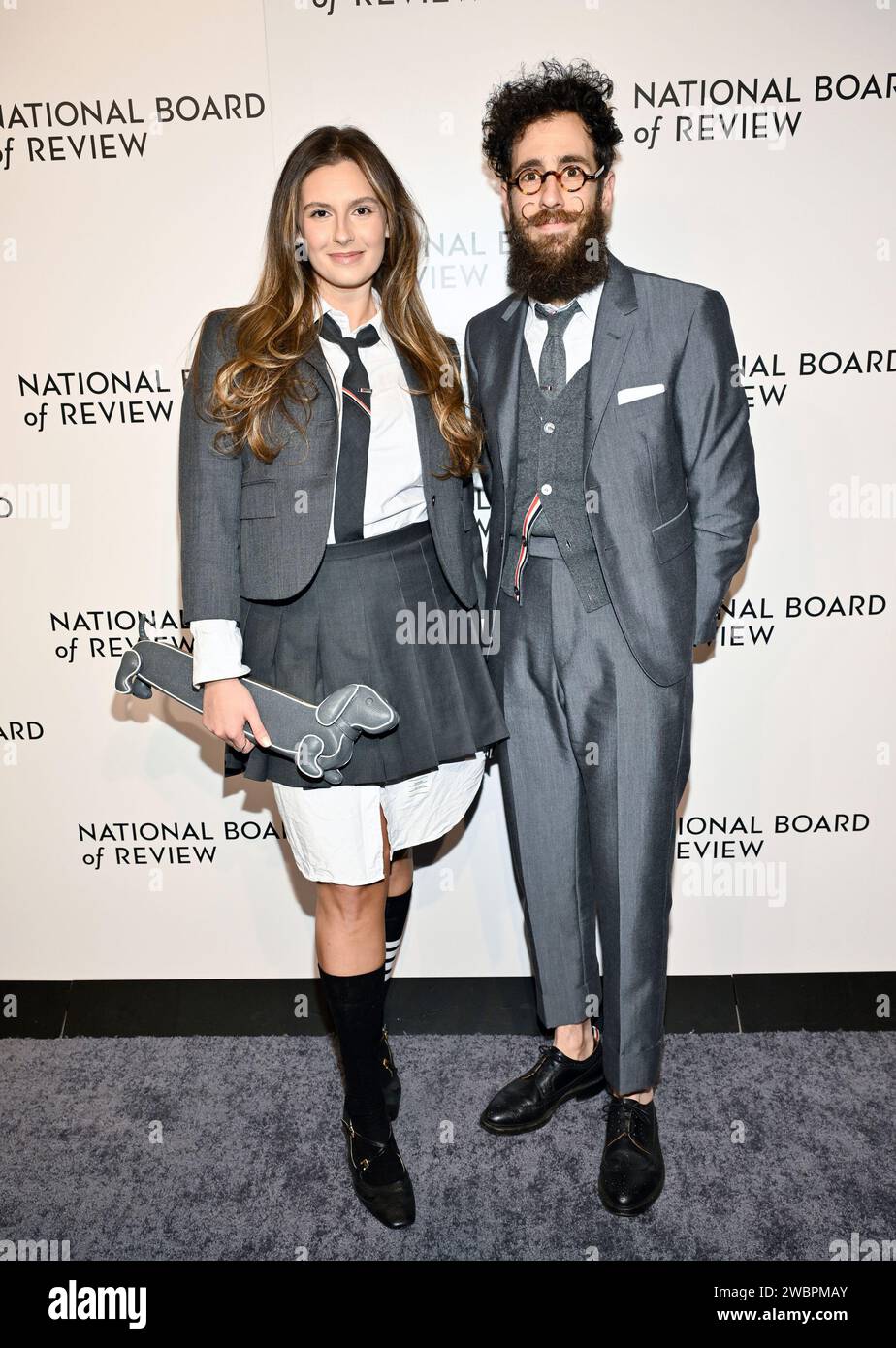 Marisa Hunt, left, and Benjamin Marks attend the National Board of ...