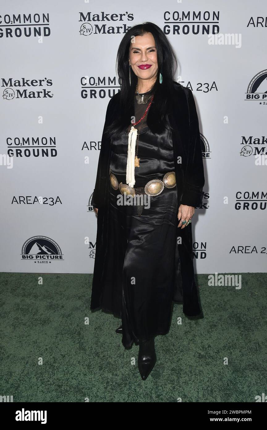 Joanelle Romero arrives at the premiere of "Common Ground" on Thursday ...