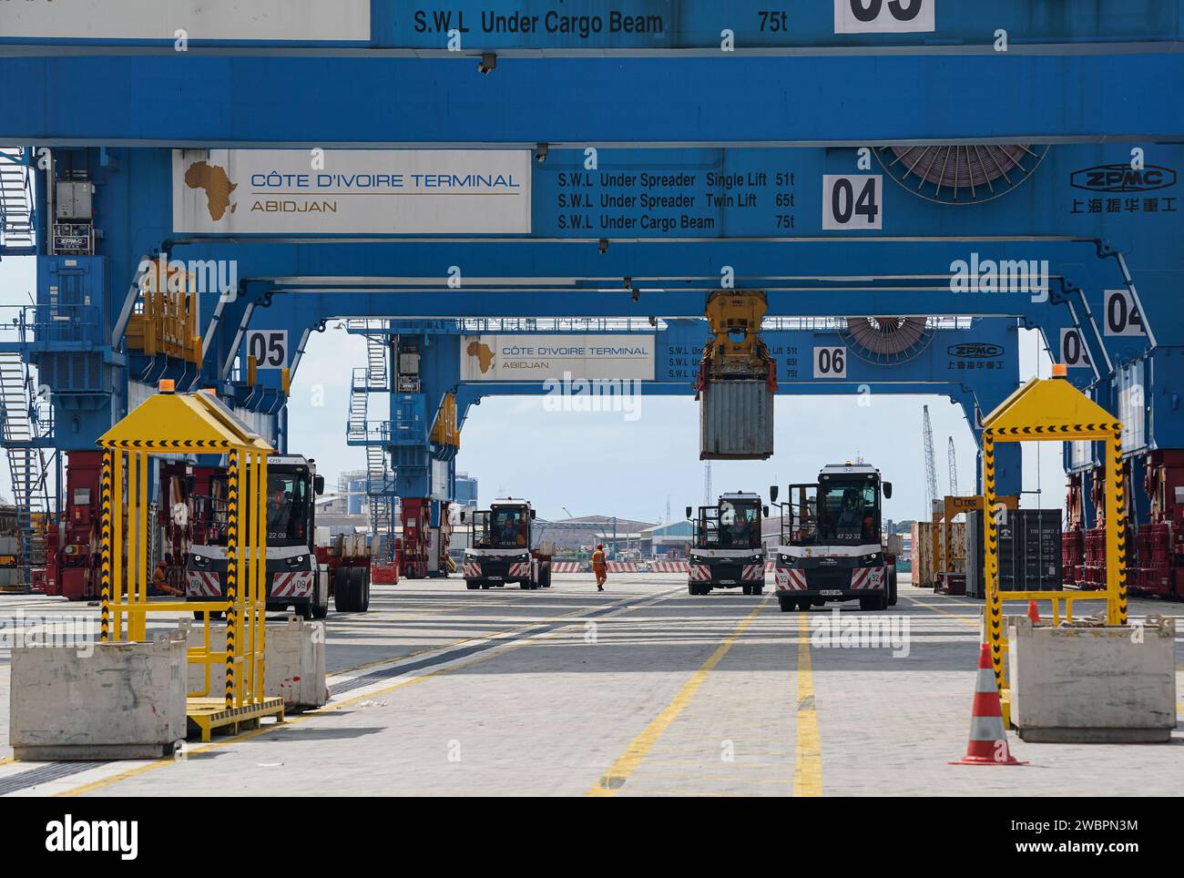 Abidjan. 11th Jan, 2024. This photo taken on Jan. 11, 2024 shows ...