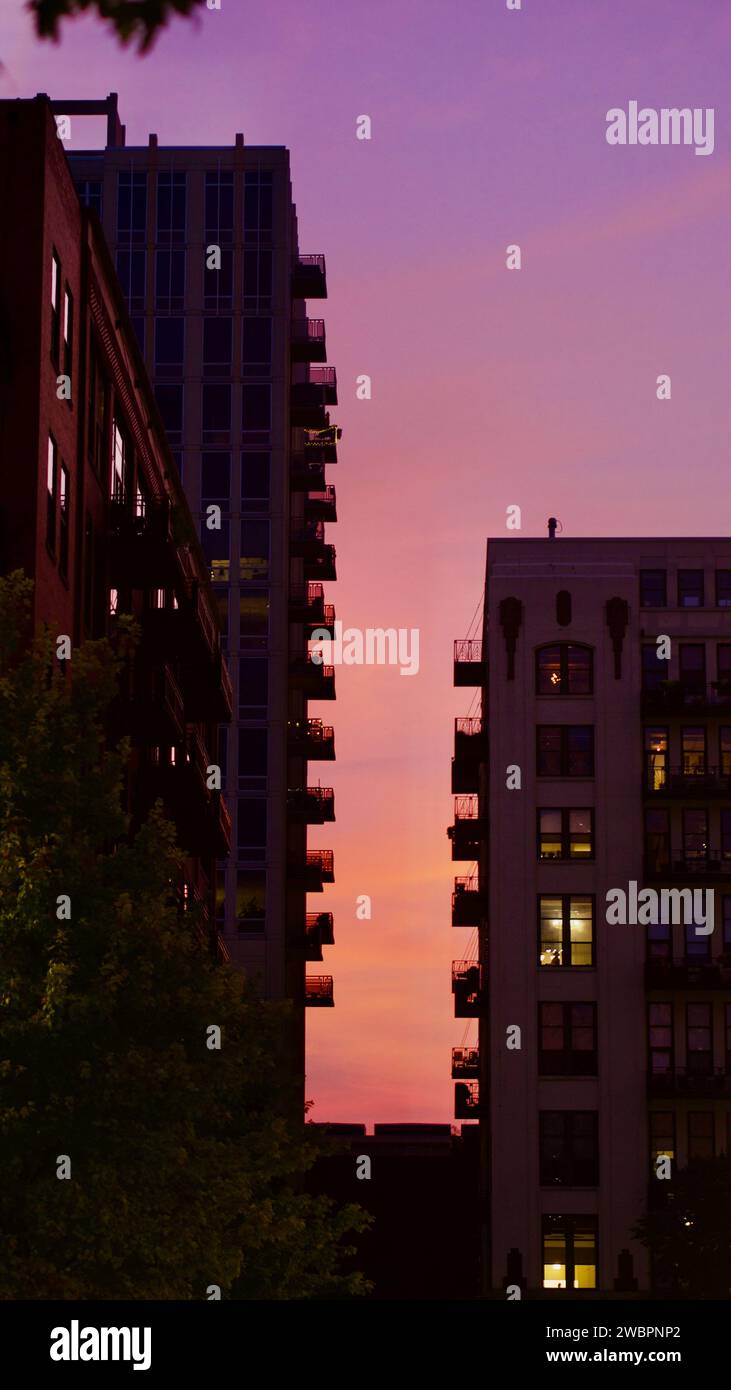 Breathtaking stunning view towering skyscrapers hi-res stock ...