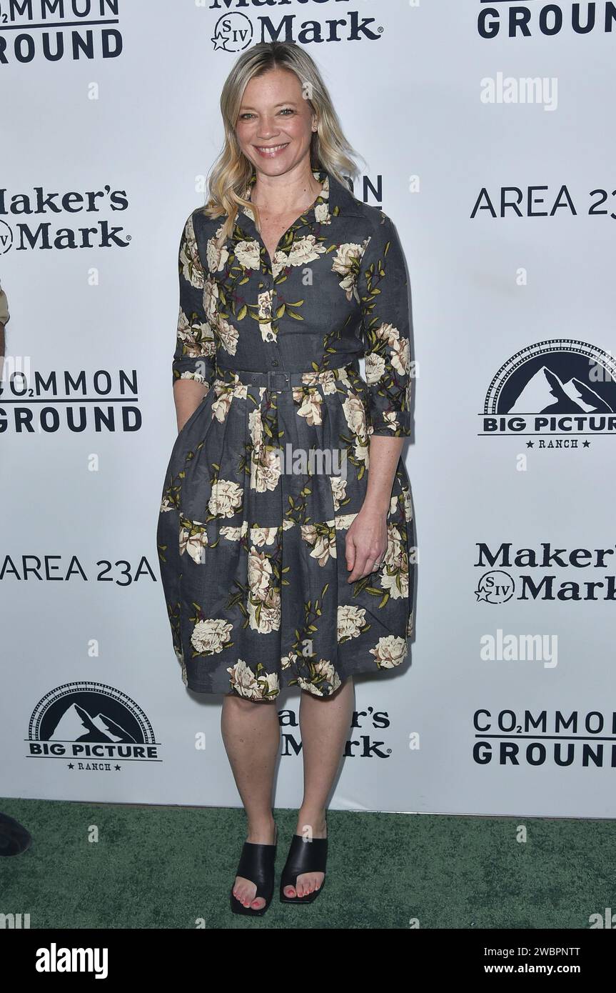 Amy Smart arrives at the premiere of "Common Ground" on Thursday, Jan ...