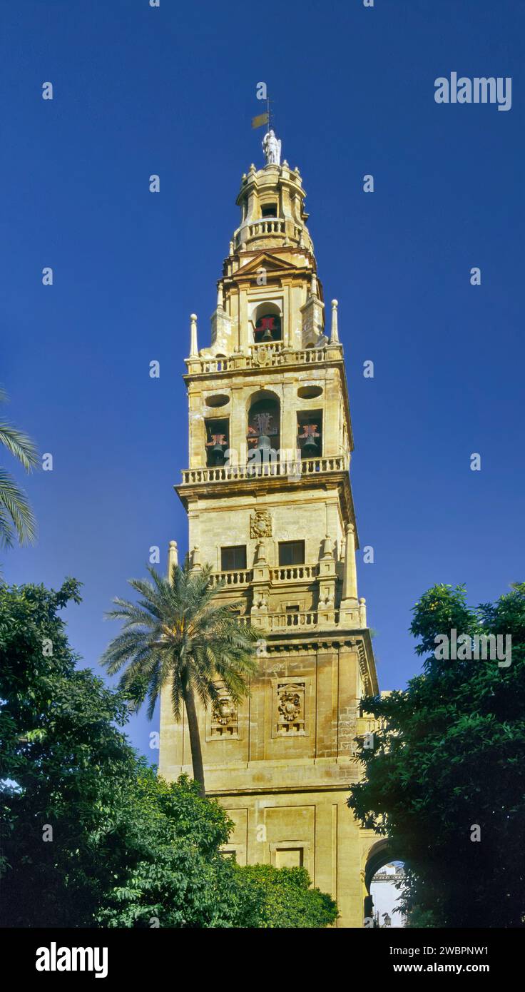 Torre del Alminar, former minaret, at Mezquita Catedral (Mosque ...
