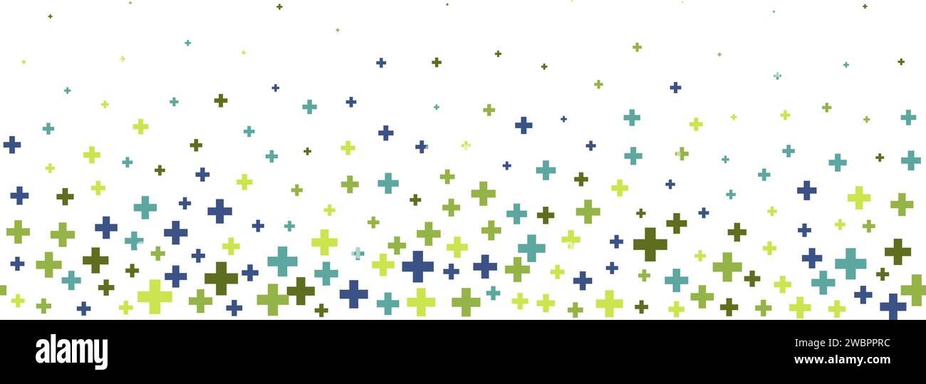 Medical cross and plus background. Abstract seamless background for ...