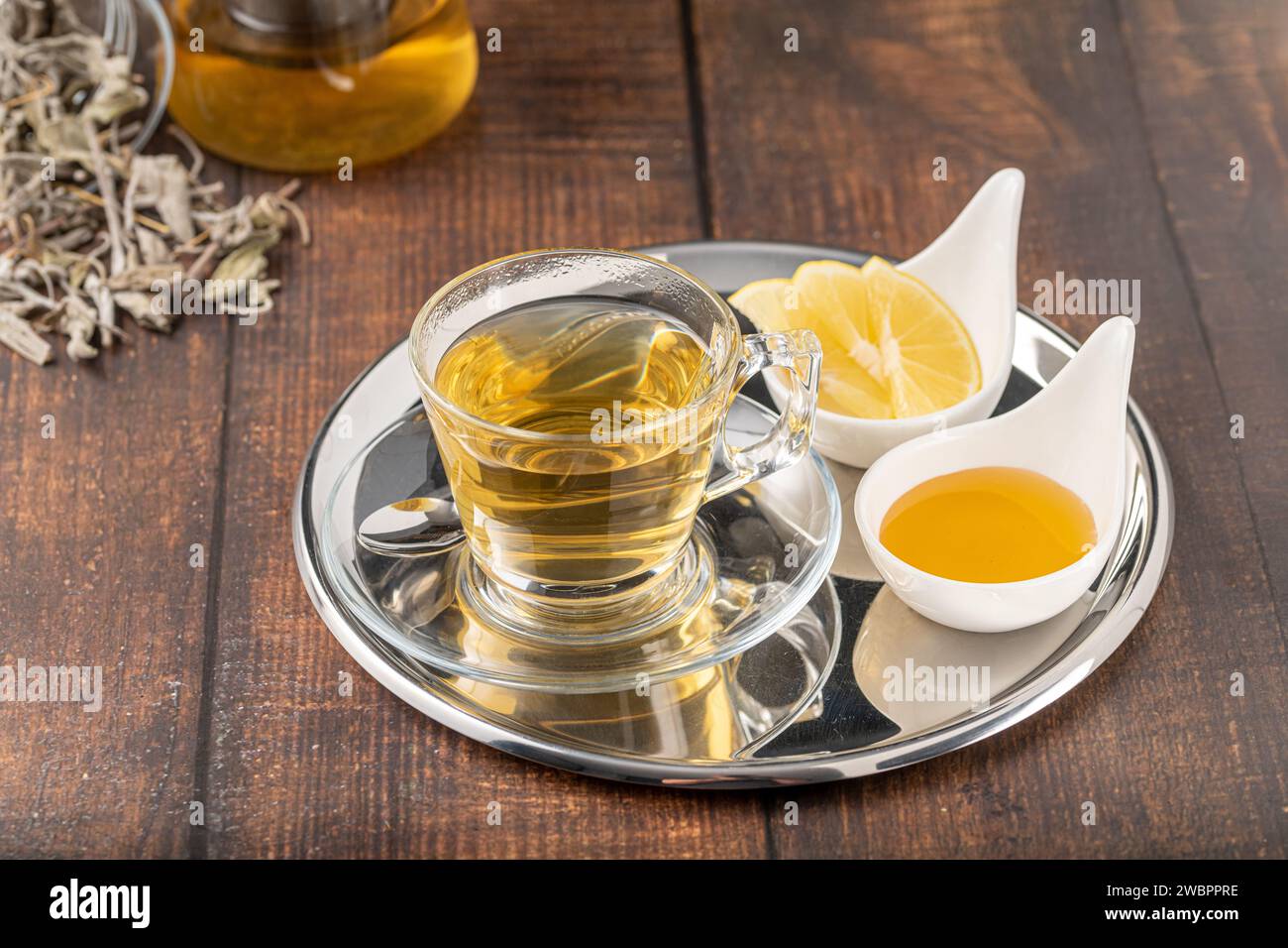 Herbal sage tea green hi-res stock photography and images - Alamy