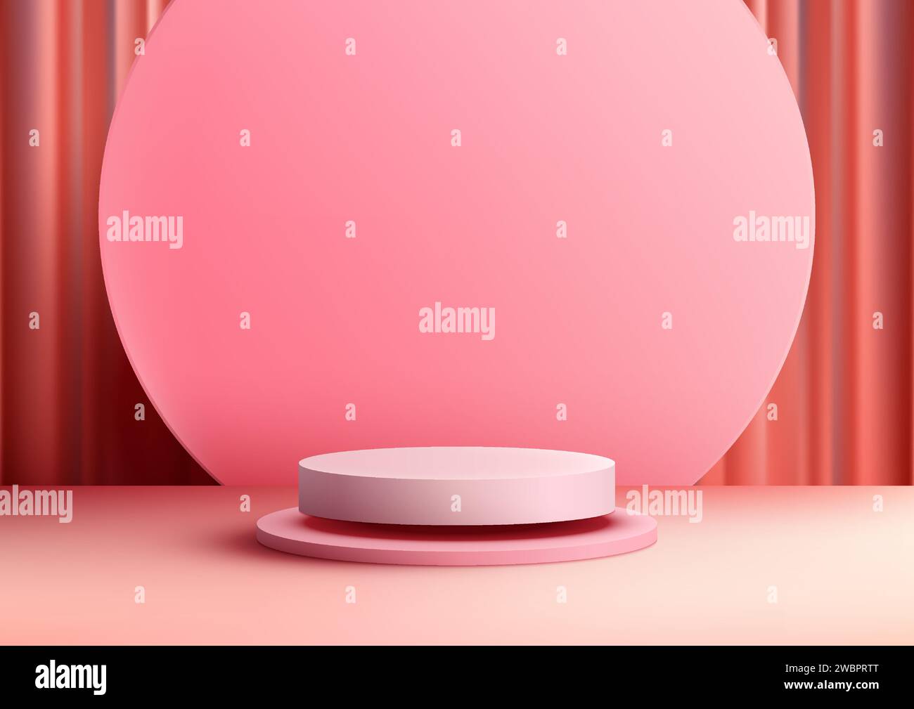 3d soft pink circle Stock Vector Images - Alamy