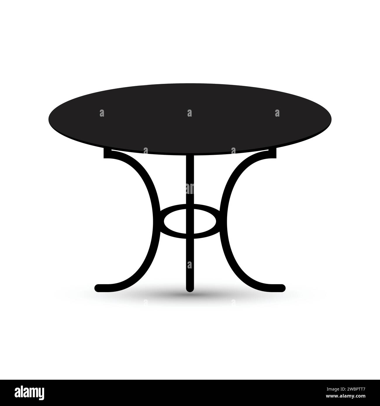 Round silhouette Cut Out Stock Images & Pictures - Alamy