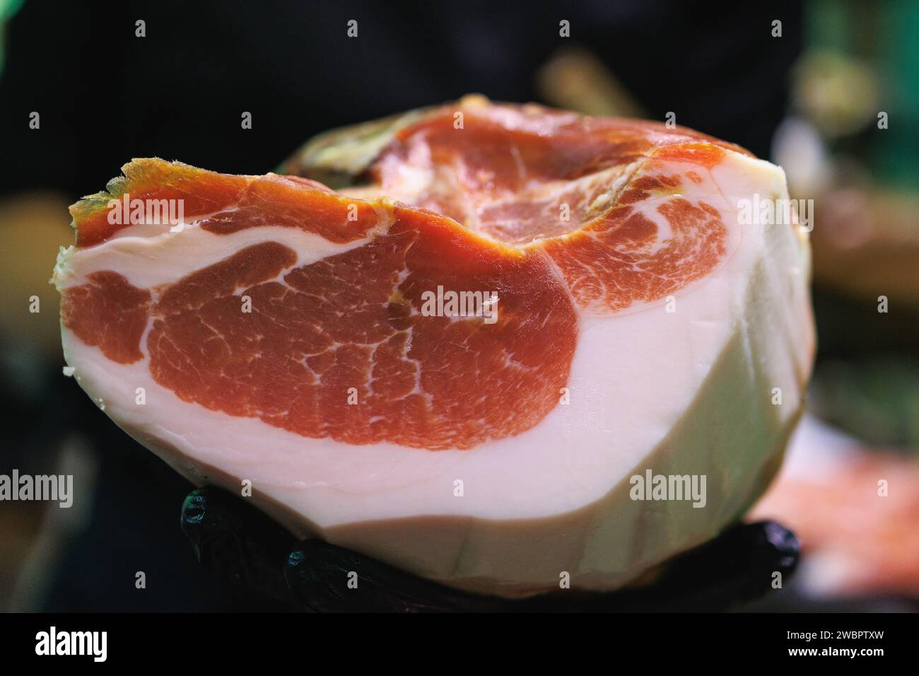 Whole parma raw ham leg hi-res stock photography and images - Alamy