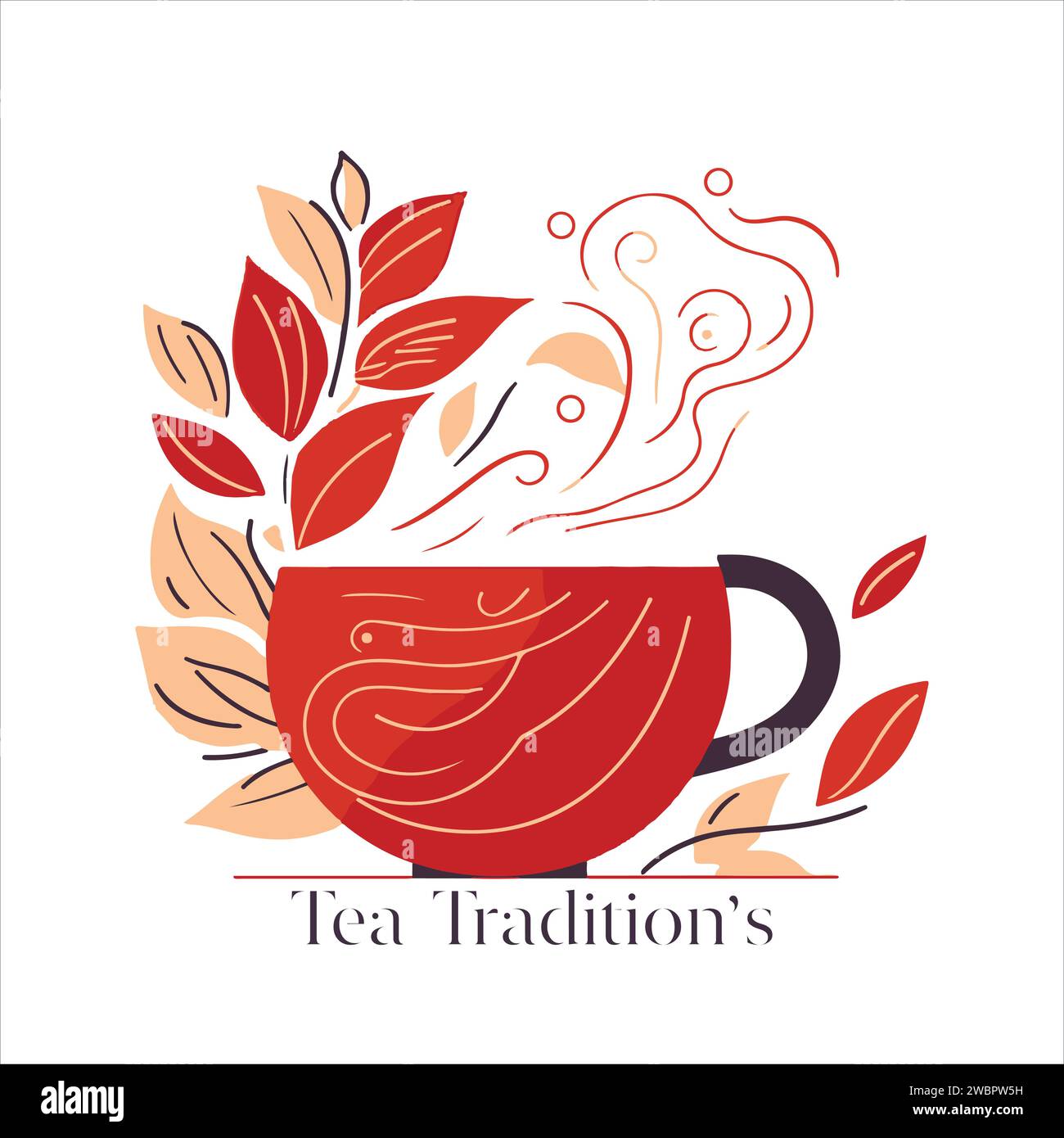 Tea logo Stock Vector Images - Alamy