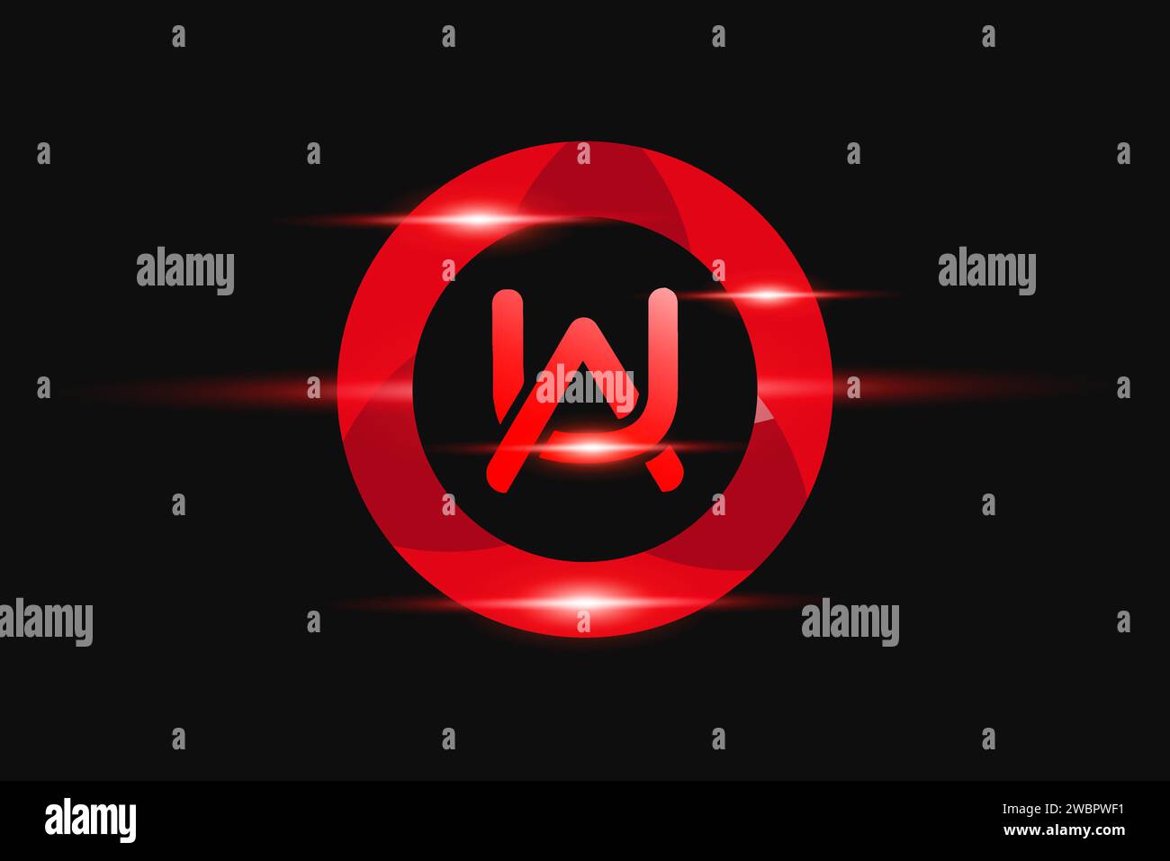 Au letter design hi-res stock photography and images - Alamy
