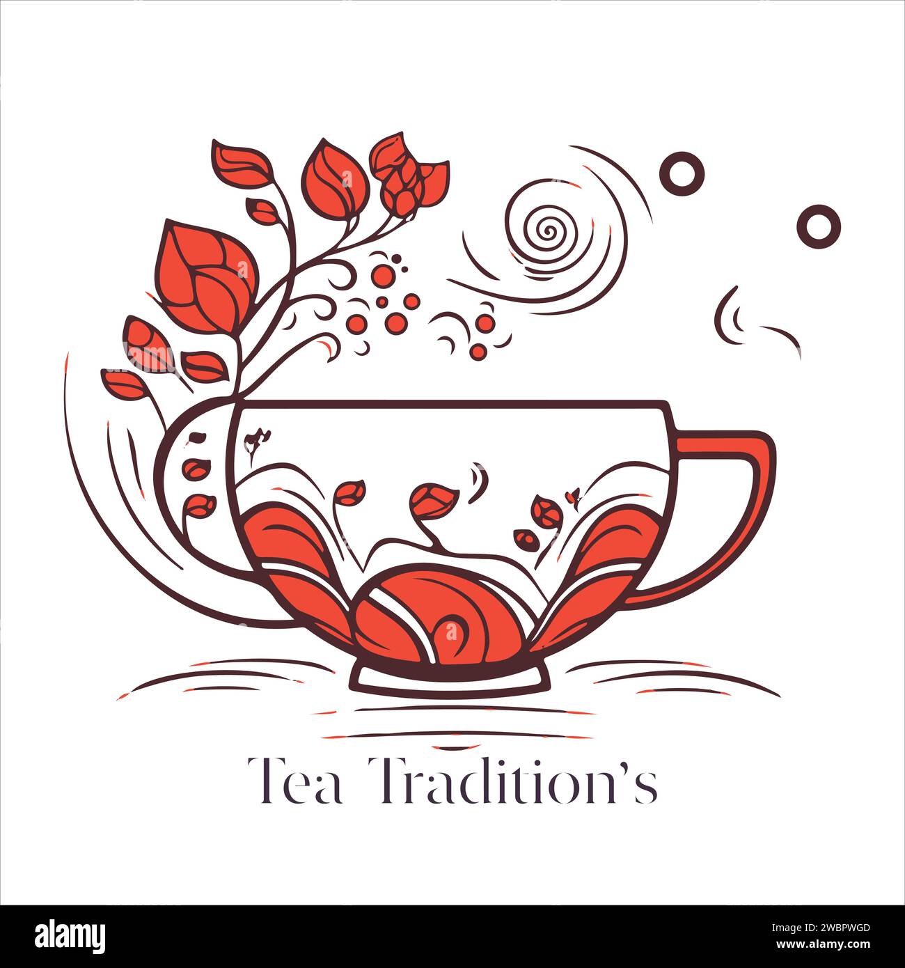 Taste of the east Stock Vector Images - Alamy