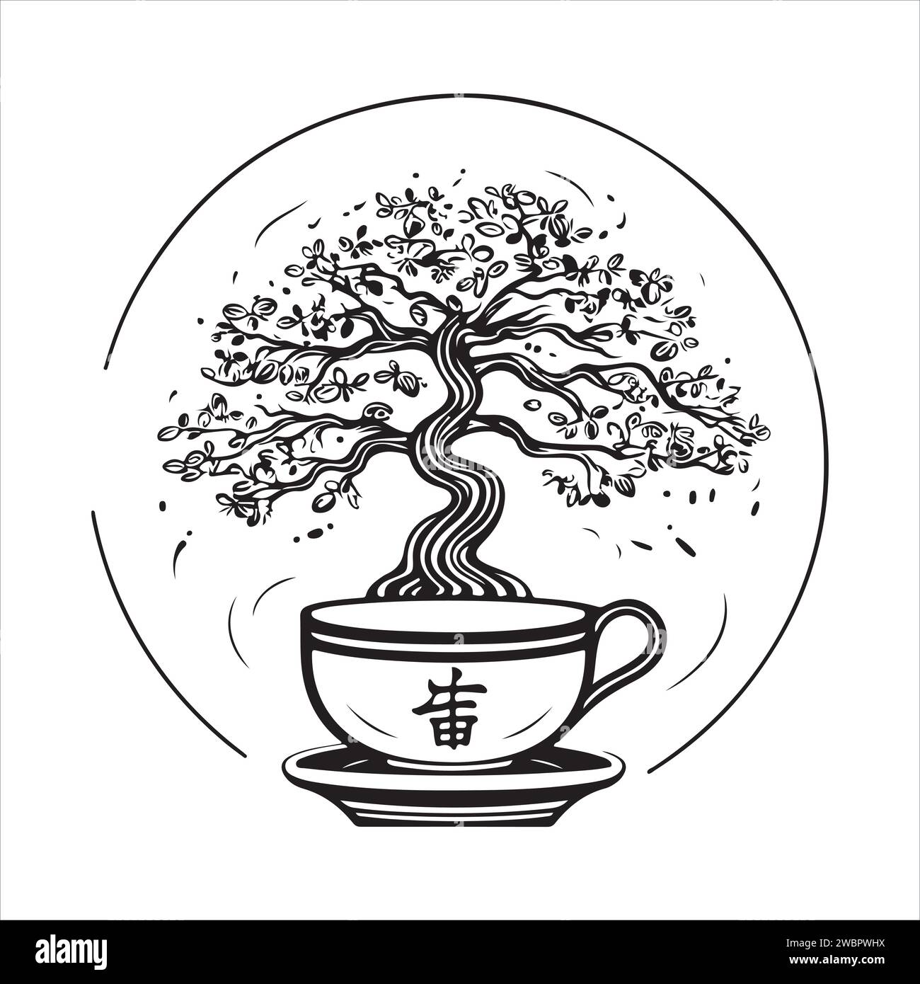 Illustration of Herbal traditional Tea. Tea Cup, tea leaves. Oriental ... Illustration of Herbal traditional Tea. Tea Cup, tea leaves. Oriental ...