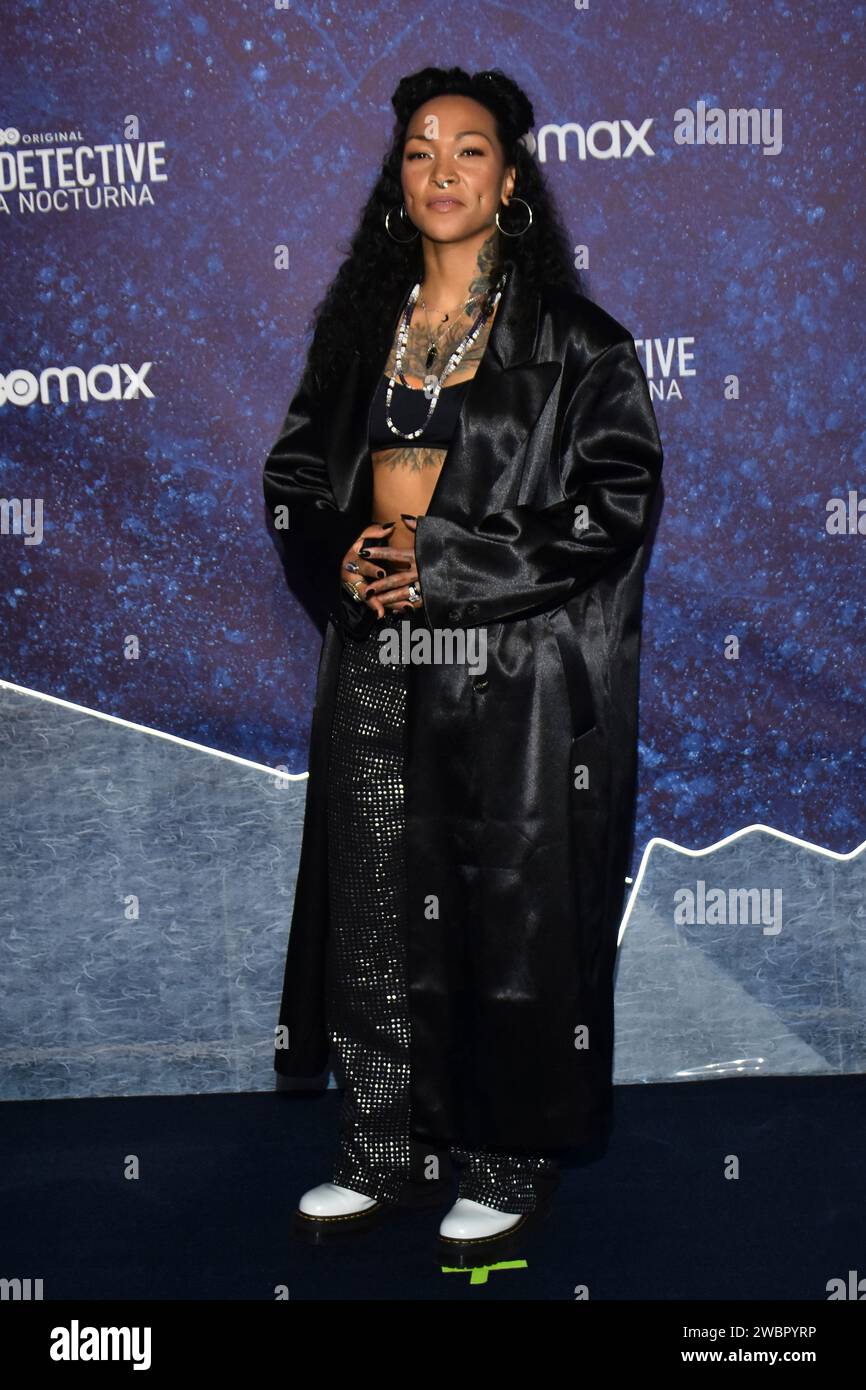 Mexico City, Mexico. 11th Jan, 2024. Boxer and actress Kali Reis is ...