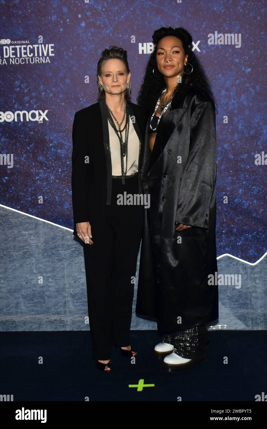 Mexico City, Mexico. 11th Jan, 2024. American actress Jodie Foster and ...