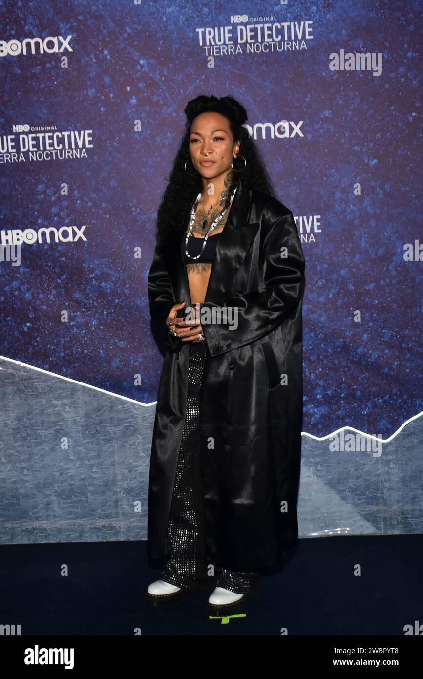 Mexico City, Mexico. 11th Jan, 2024. Boxer and actress Kali Reis is ...