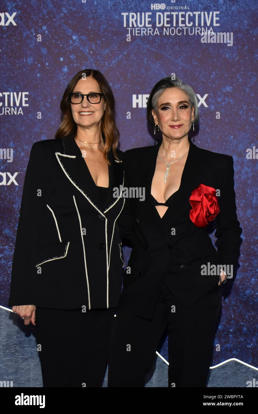 Mexico City, Mexico. 11th Jan, 2024. Mari-Jo Winkler and Issa Lopez are ...