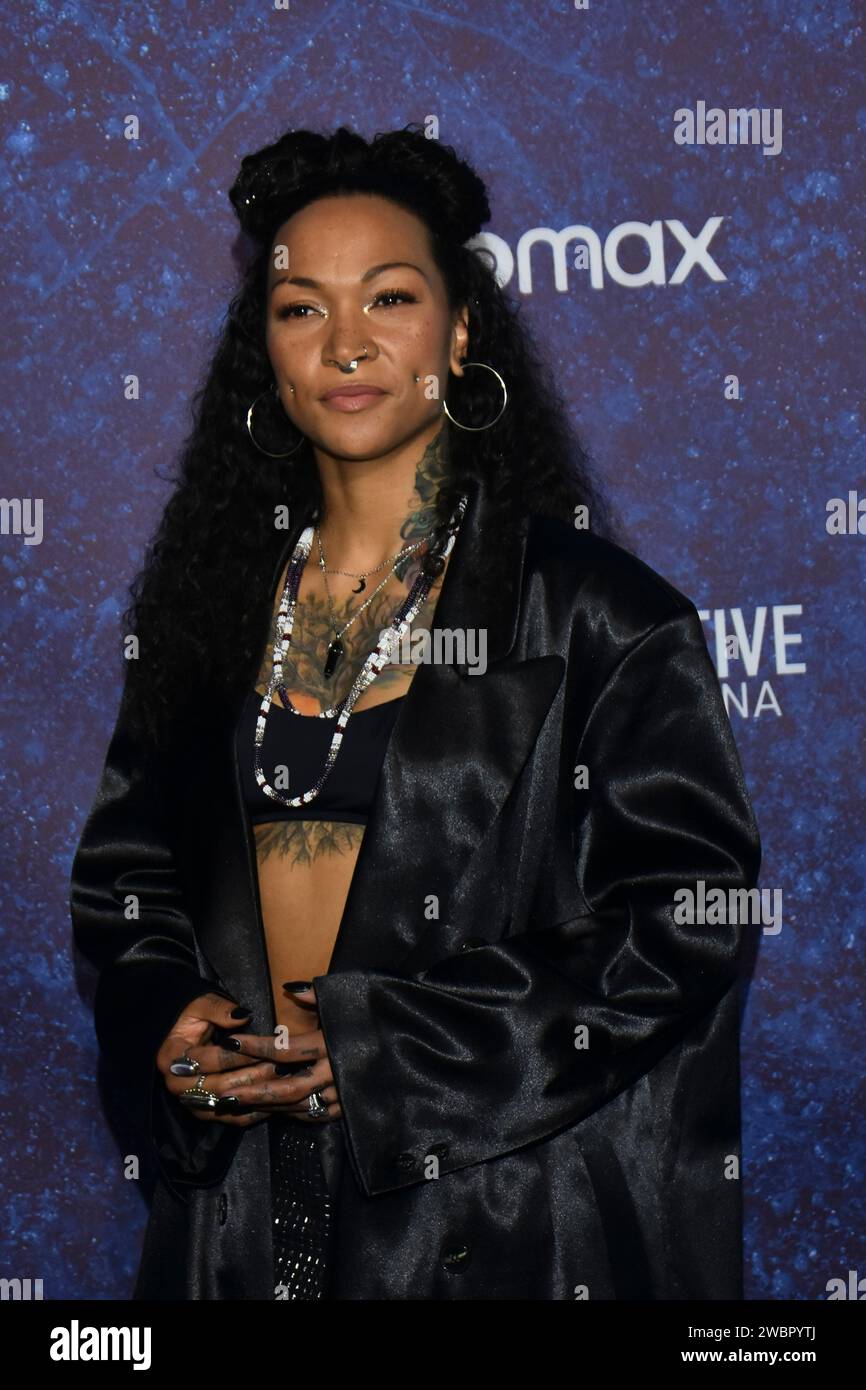 Mexico City, Mexico. 11th Jan, 2024. Boxer and actress Kali Reis is ...