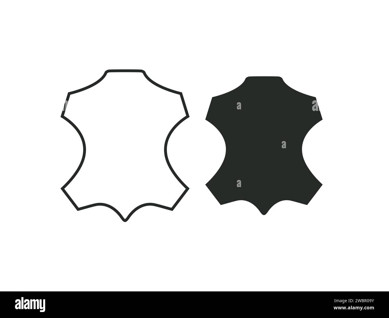 Leather, material icon. Vector illustration Stock Vector Image & Art ...