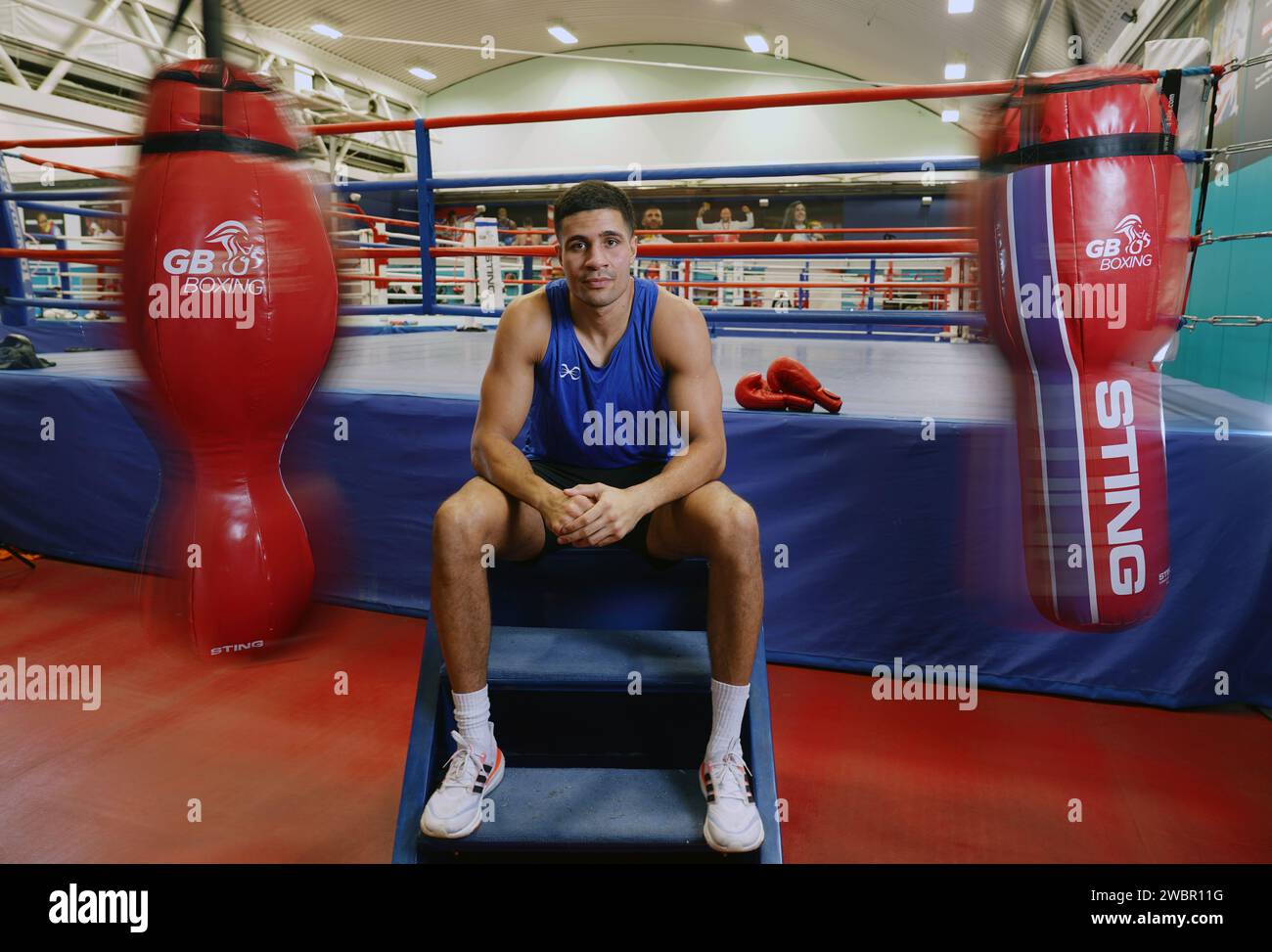 Delicious Orie during a media day at The English Institute of Sport ...