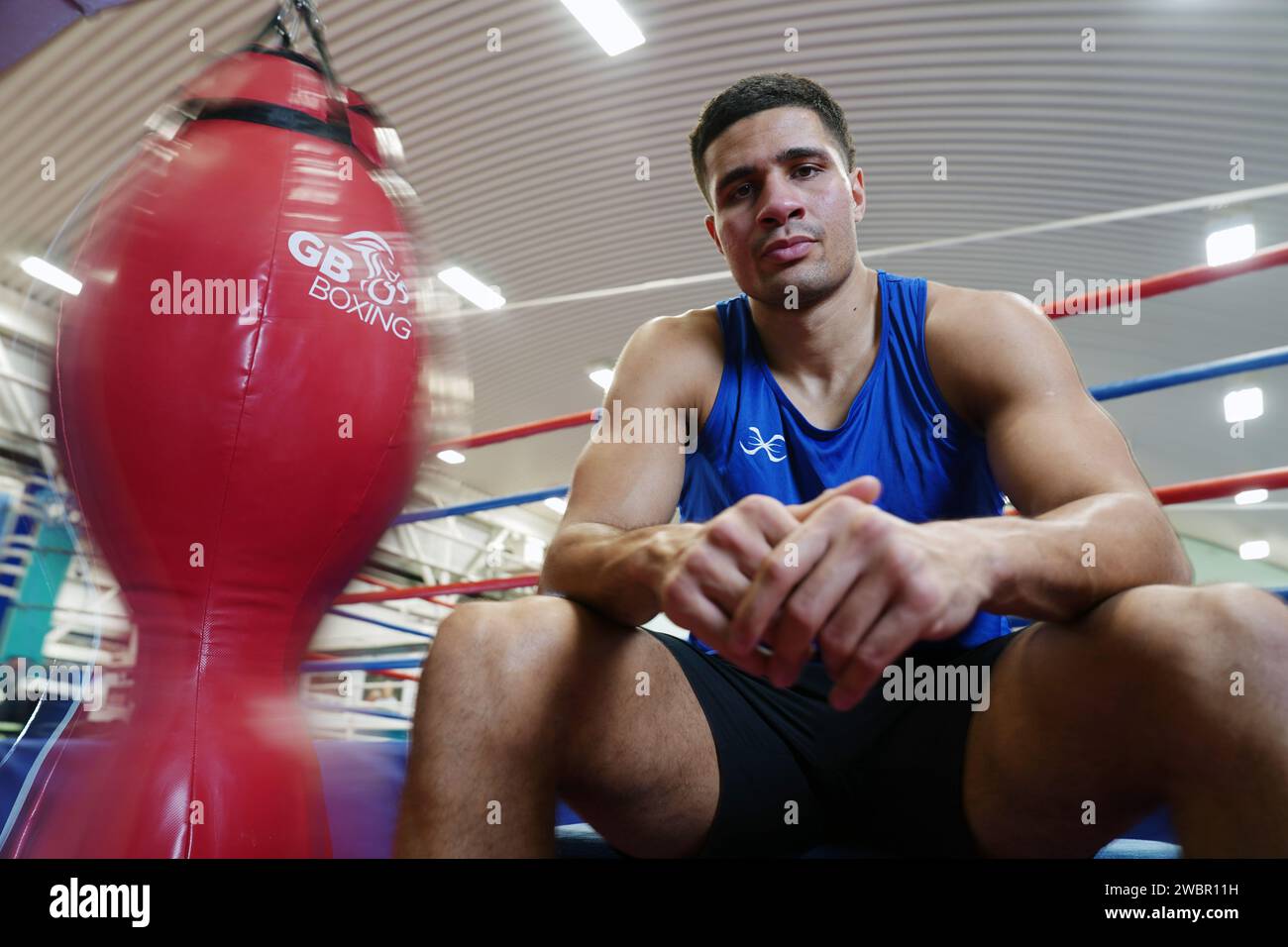 Delicious Orie during a media day at The English Institute of Sport ...