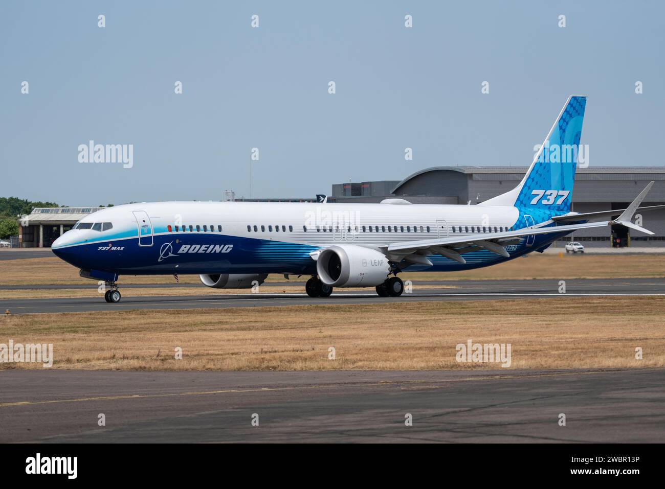 Boeing 737 MAX 10 airliner jet plane, the new version of the MAX series ...