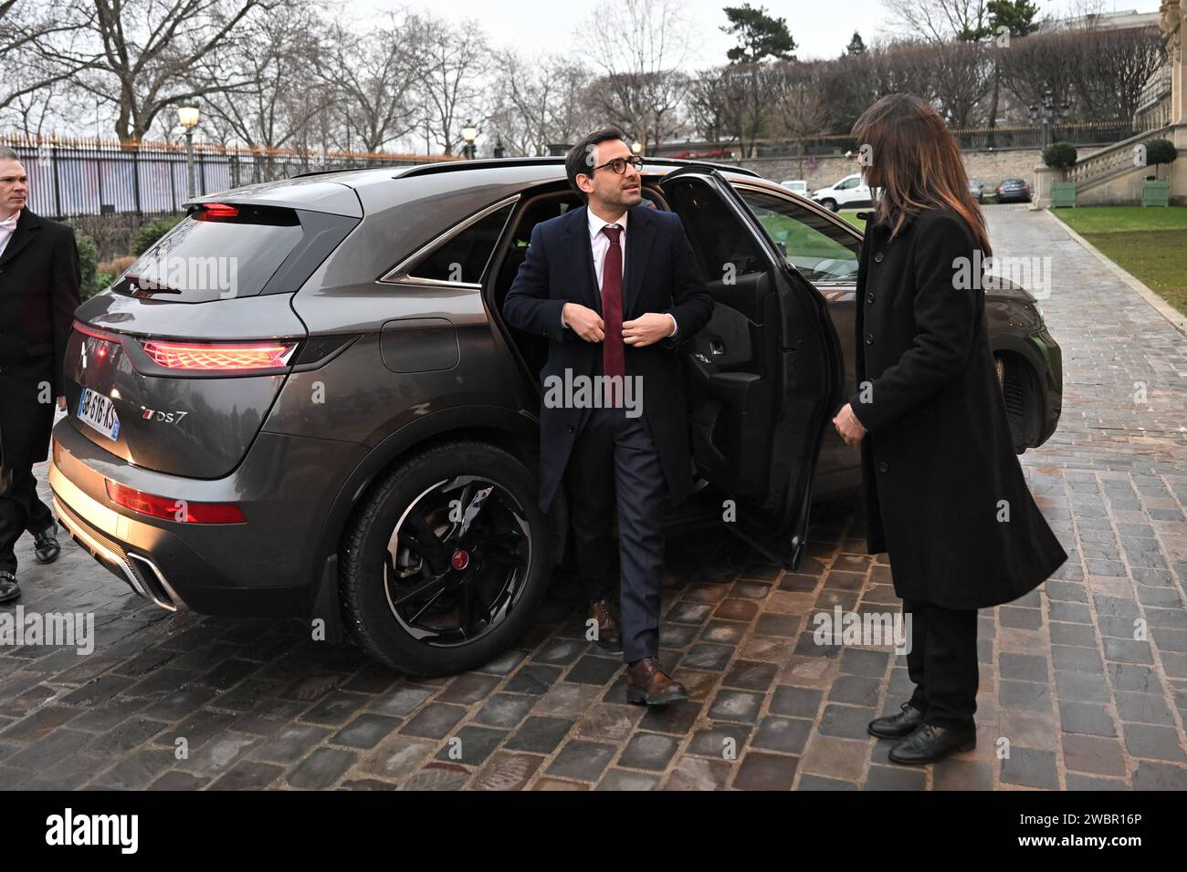 Paris, France. 12th Jan, 2024. French newly appointed European and ...