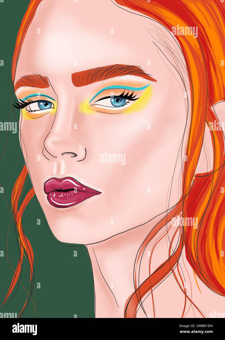 Beauty portraits editorial hi-res stock photography and images - Alamy