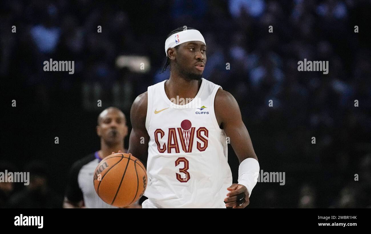 Cleveland Cavaliers' Caris LeVert drives the ball during the NBA ...