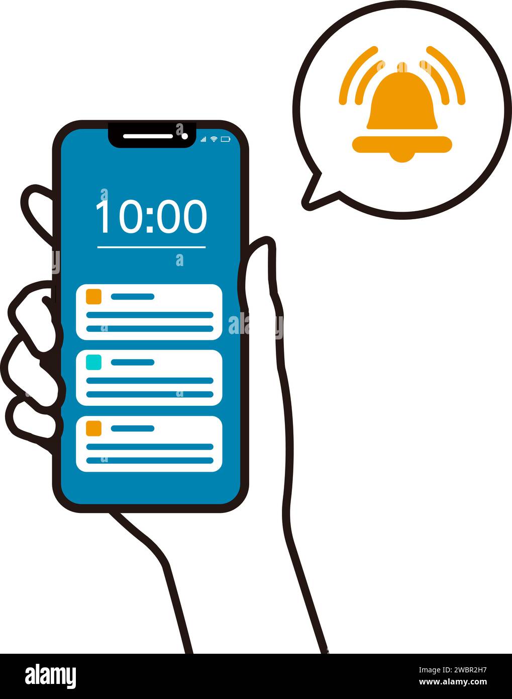 Push notification hi-res stock photography and images - Alamy