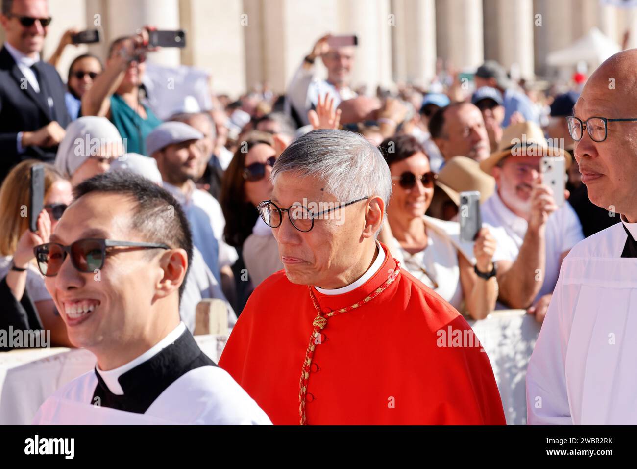 New cardinal Stephen Chow Sau-yan, of Honk Kong, arrives for a ...