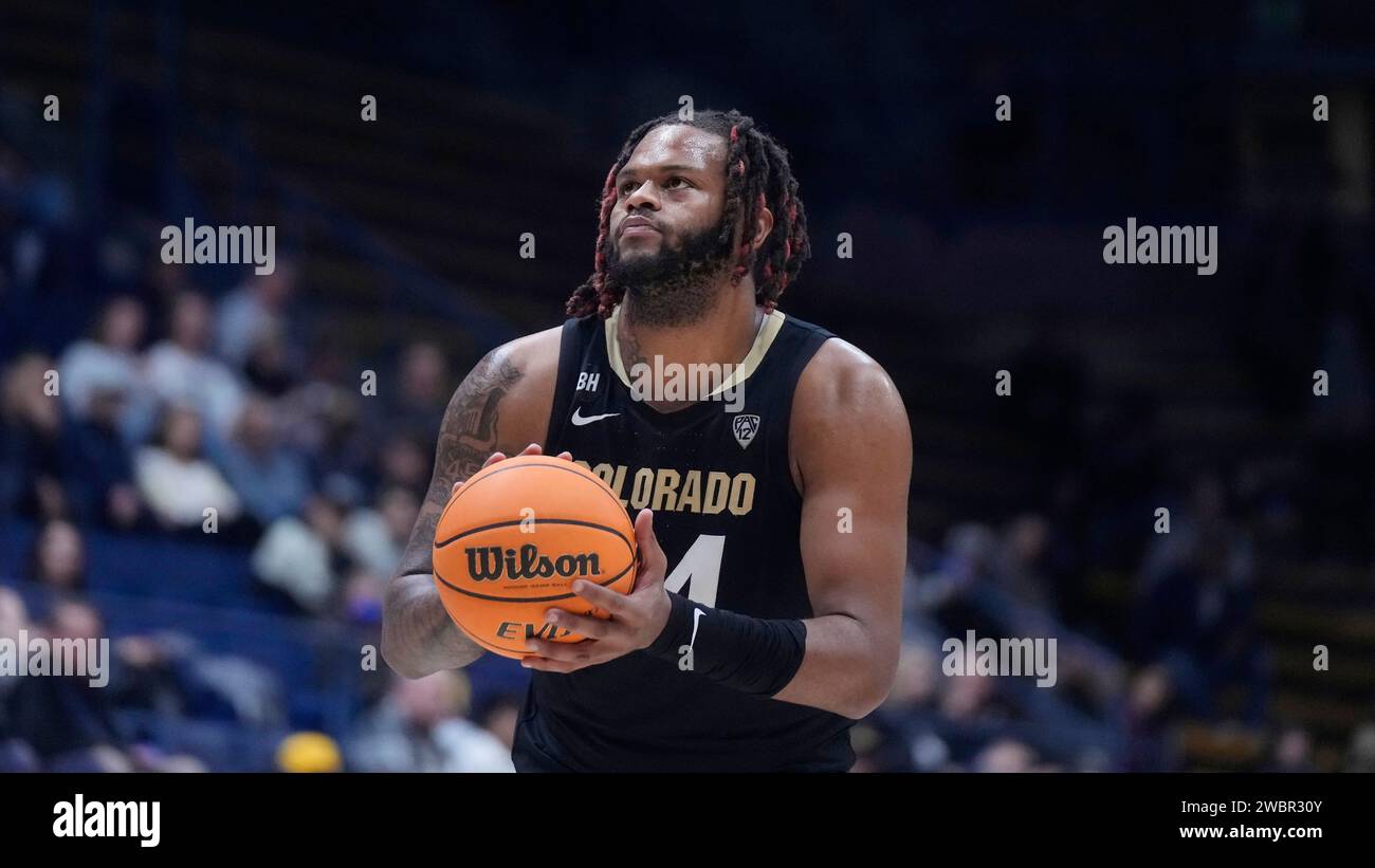 Colorado center Eddie Lampkin Jr. during an NCAA college basketball ...