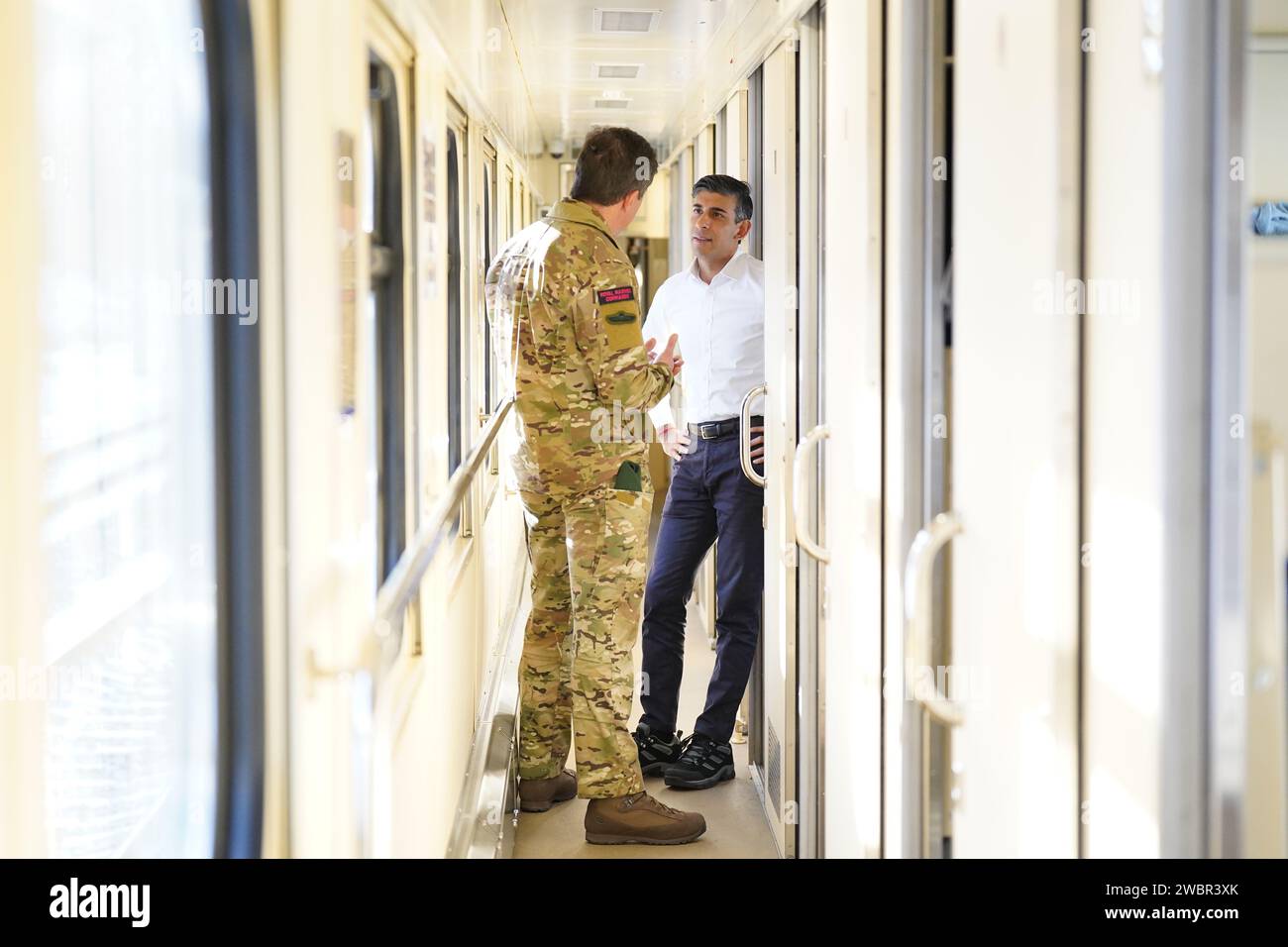 Prime Minister Rishi Sunak speaks Vice Chief of the Defence Staff ...