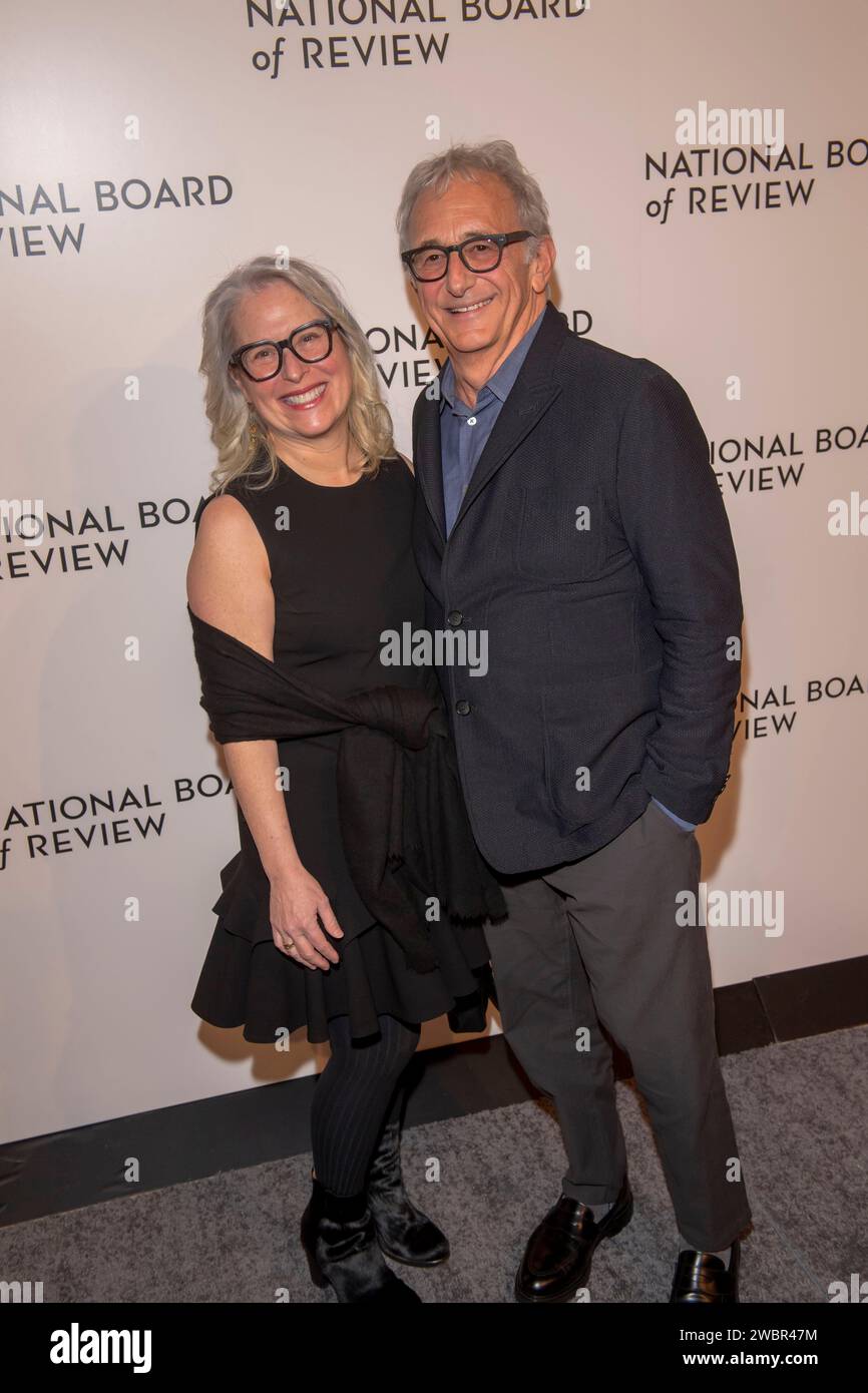 New York, United States. 11th Jan, 2024. Liz Manne and Fred Berner ...