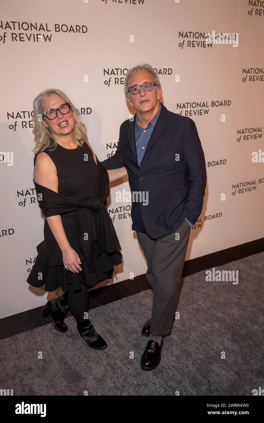 New York, United States. 11th Jan, 2024. Liz Manne and Fred Berner ...