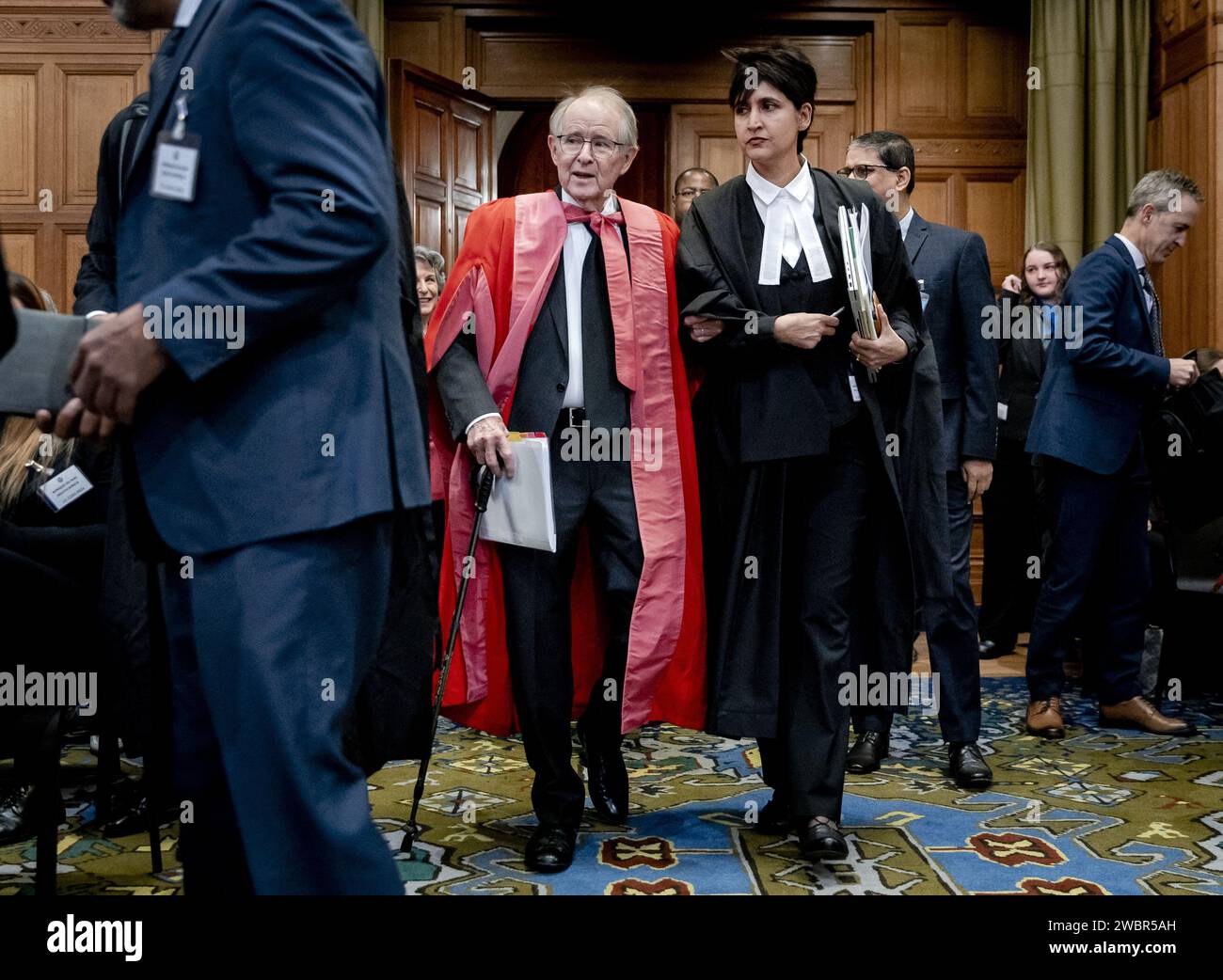 THE HAGUE - John Dugard, professor of International Law, and lawyer ...
