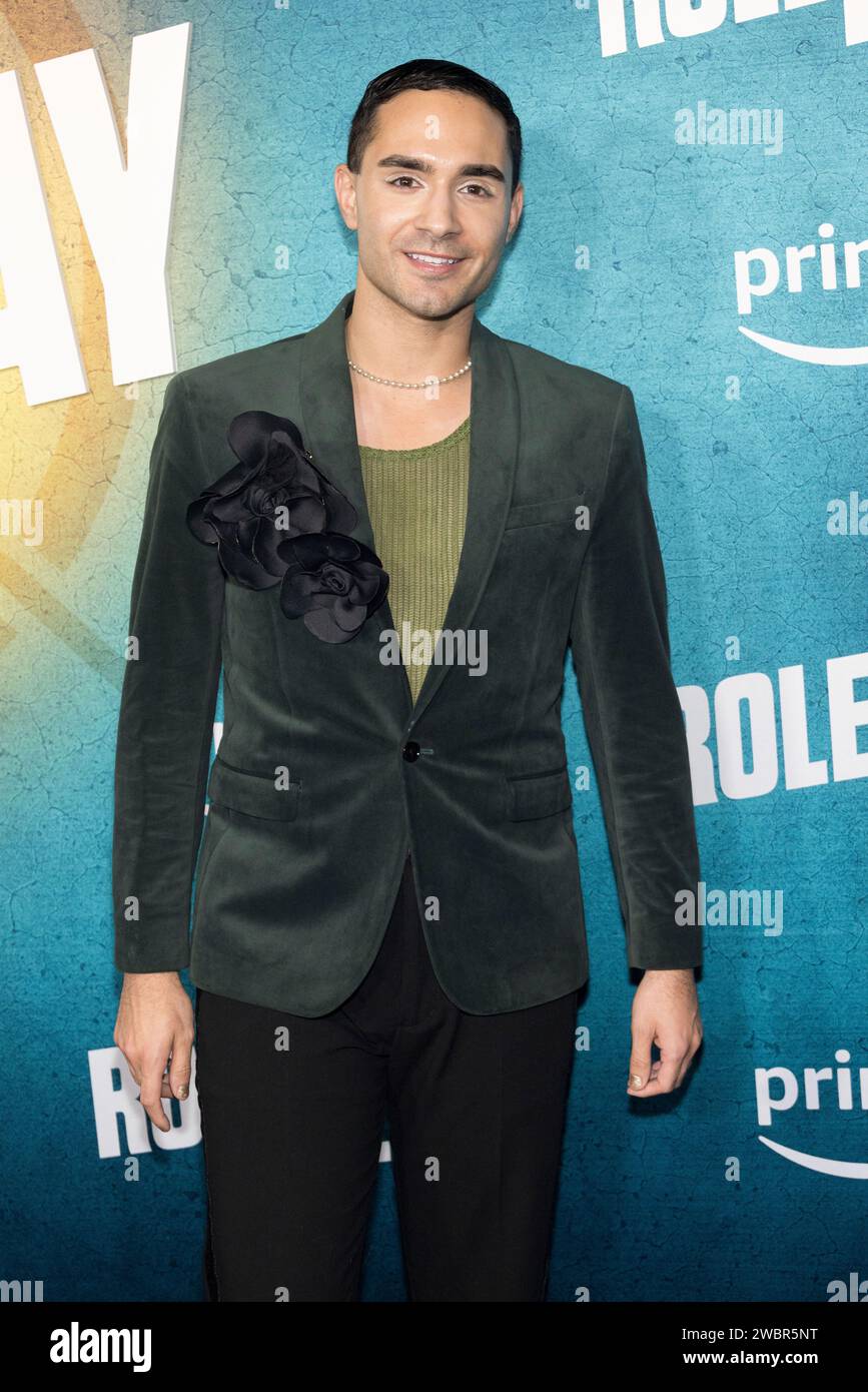Brandon Delsid arrives at the premiere of "Role Play" on Thursday, Jan ...