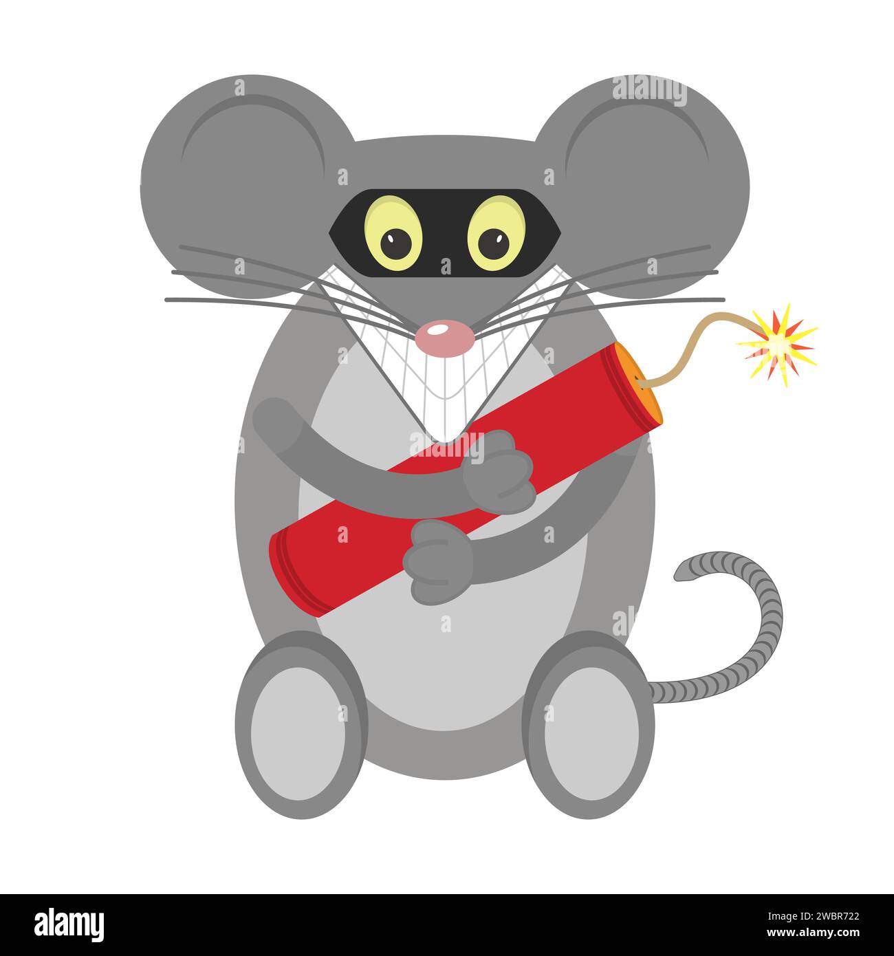 Explosive rat Stock Vector Images - Alamy