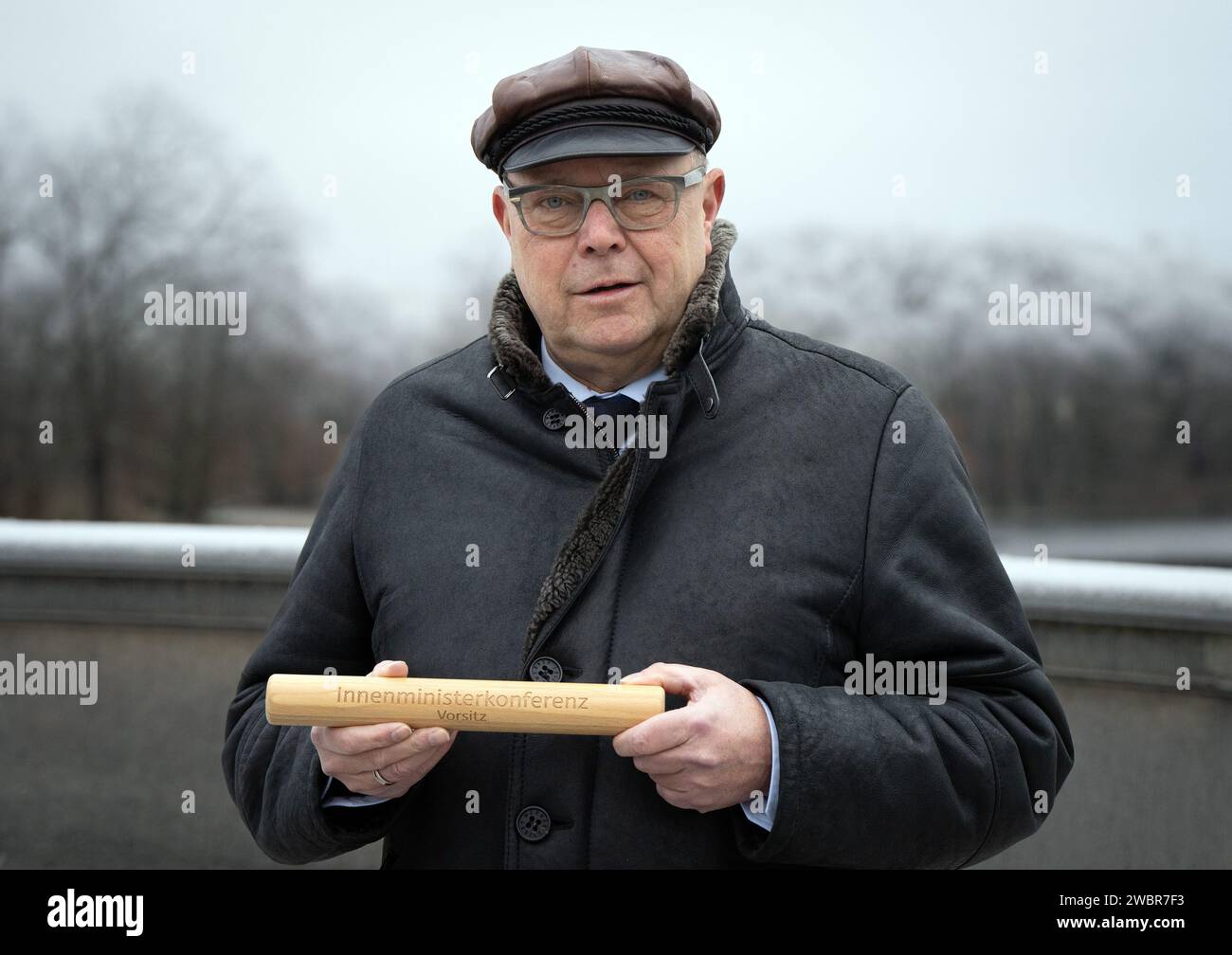 Potsdam, Germany. 12th Jan, 2024. Brandenburg's Interior Minister ...
