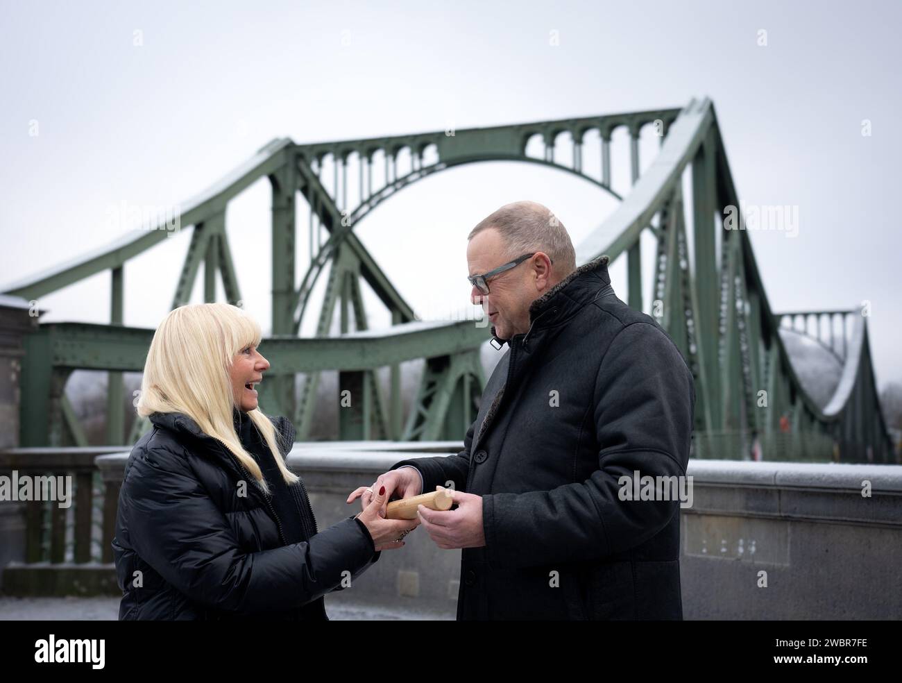 Potsdam, Germany. 12th Jan, 2024. Berlin's Senator of the Interior Iris ...