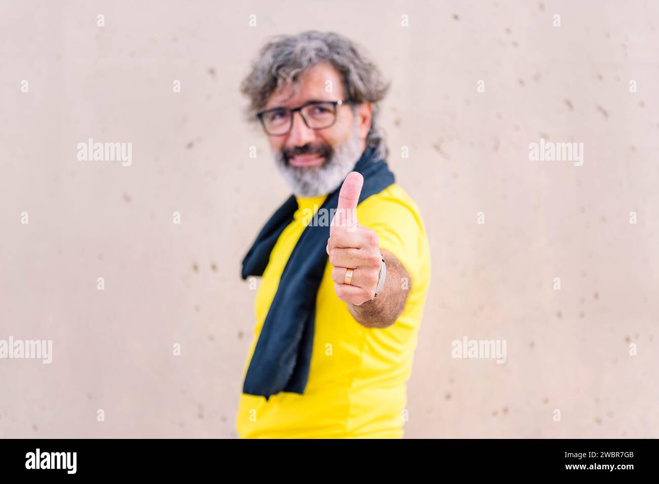 Senior good looking caucasian man hi-res stock photography and images ...