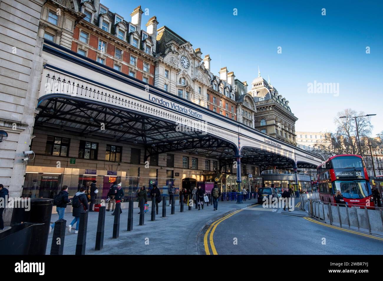 Victoria station, also known as London Victoria, is a central London ...
