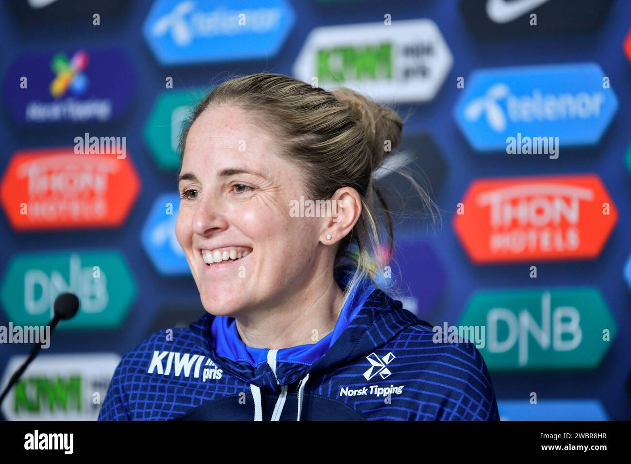 Oslo 20240112.Press conference with Gemma Grainger, who has been ...