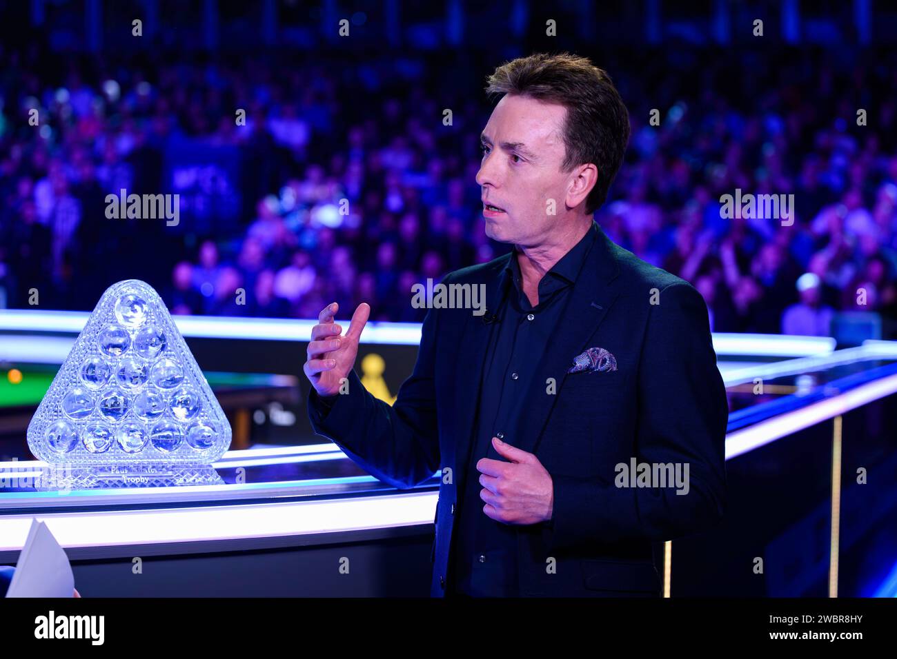 LONDON, UNITED KINGDOM. 11th Jan, 2024. Ken Doherty in day 4 match ...