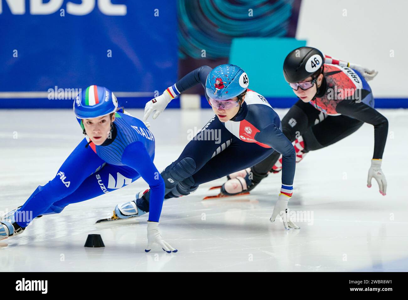 Gdansk, Poland. 12th Jan, 2024. GDANSK, POLAND - JANUARY 12: Gloria ...