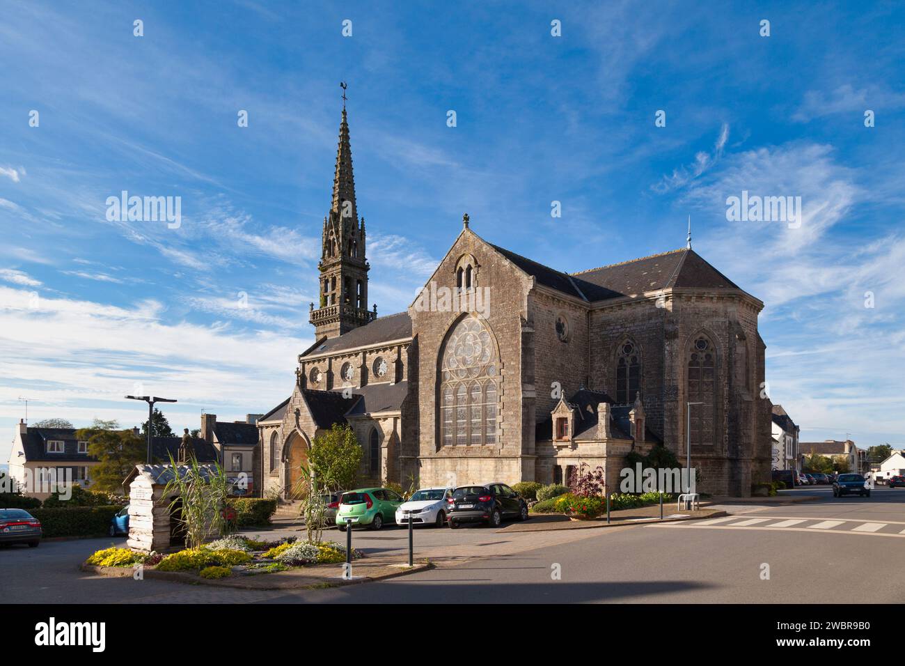 Coray, France - October 09 2021: The Saint-Pierre-et-Saint-Paul church ...