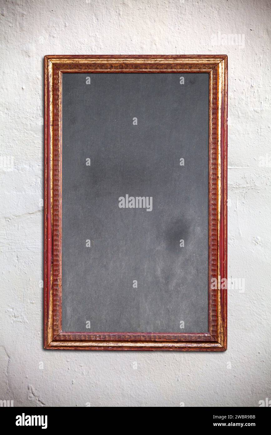 Framed blackboard with copy space ideal to create a trendy menu for a ...