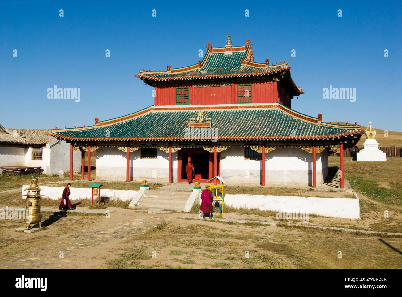 Shankh Monastery, Mongolia Stock Photo - Alamy