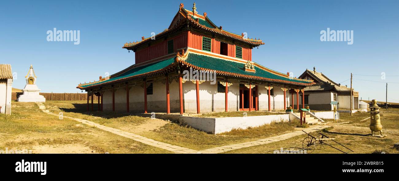 Shankh Monastery, Mongolia Stock Photo - Alamy