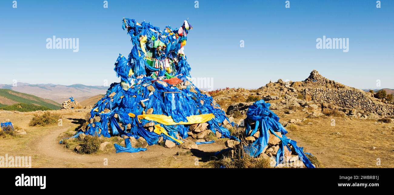 Tuvkhun Monastery, Mongolia Stock Photo - Alamy
