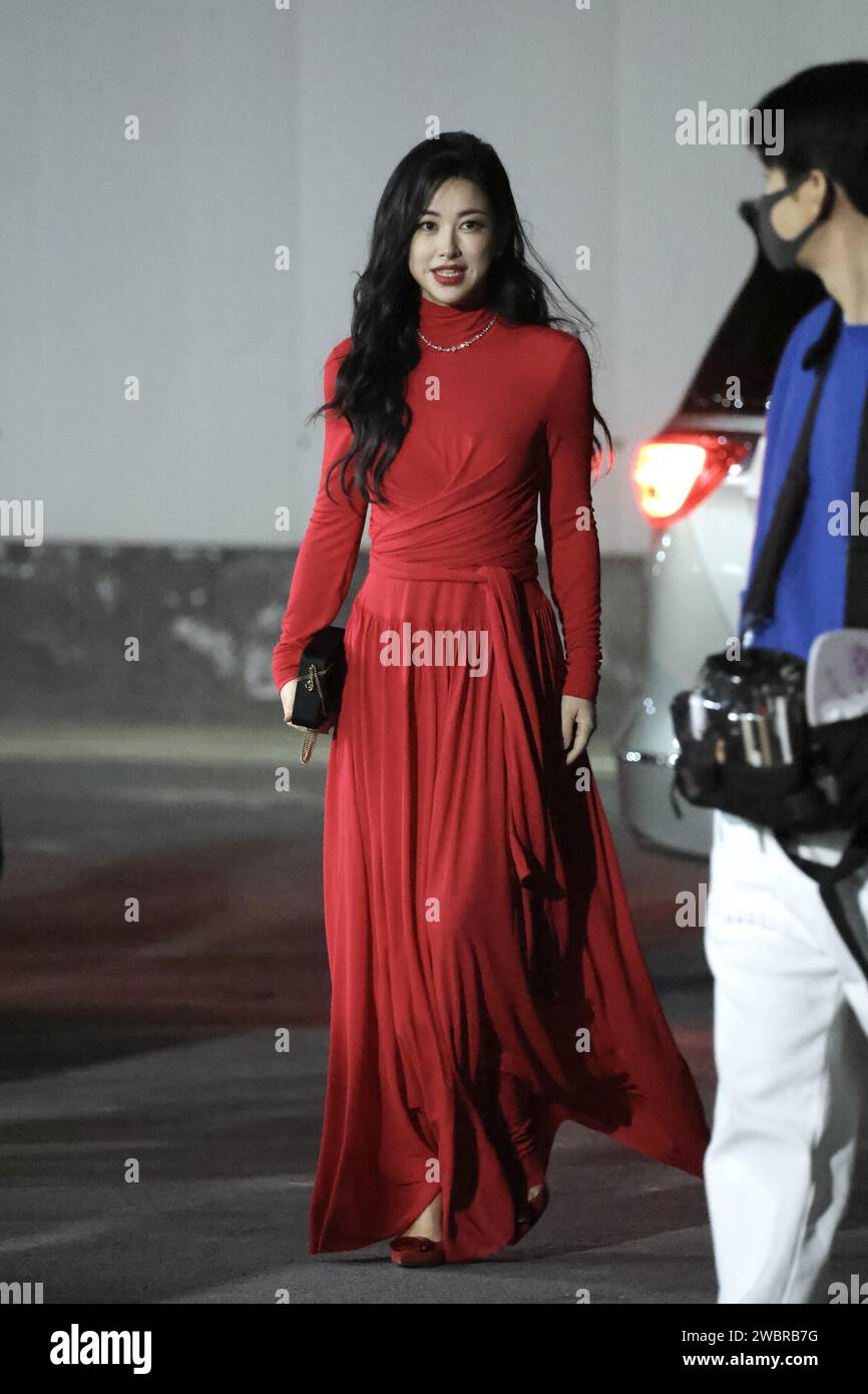 Chinese actress and singer Zhu Zhu attends an event in Shanghai, China ...